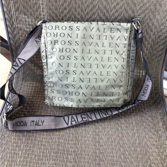 Valentino Rossa Moda | Bags | Valentino Rossa Moda Greenblack Nylon ...